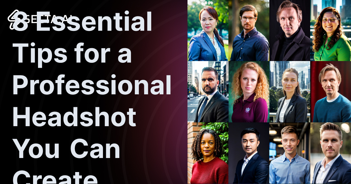 8 Essential Tips for a Professional Headshot You Can Create Today With AI