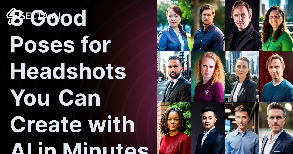 8 Good Poses for Headshots You Can Create with AI in Minutes