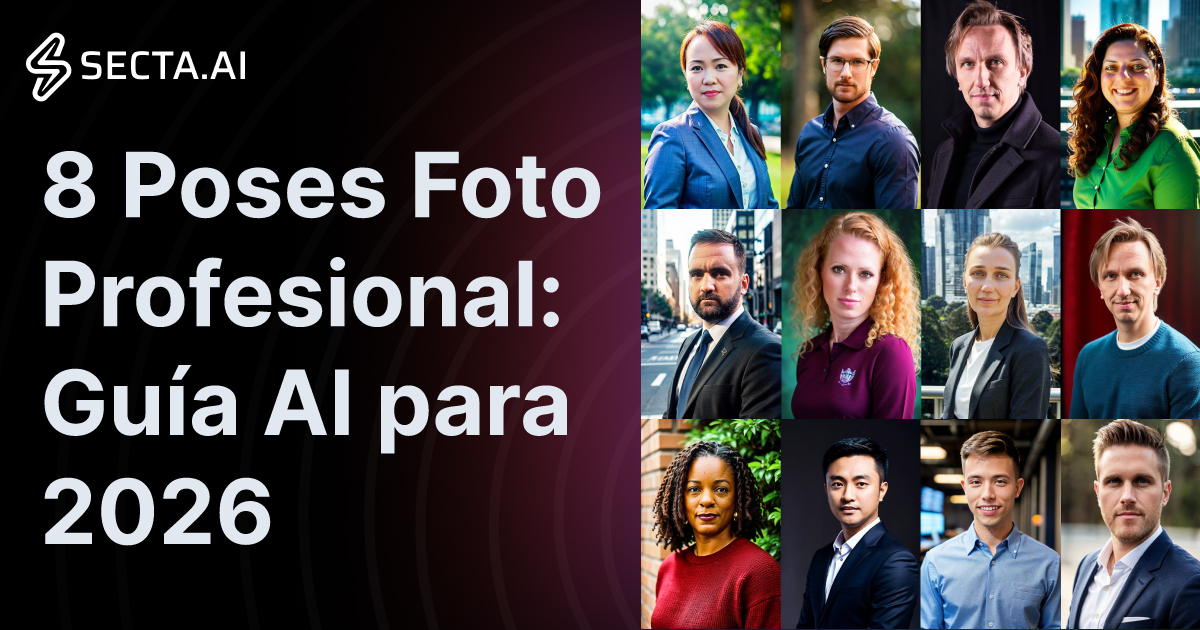 8 Poses Foto Profesional: Guía AI para 2026