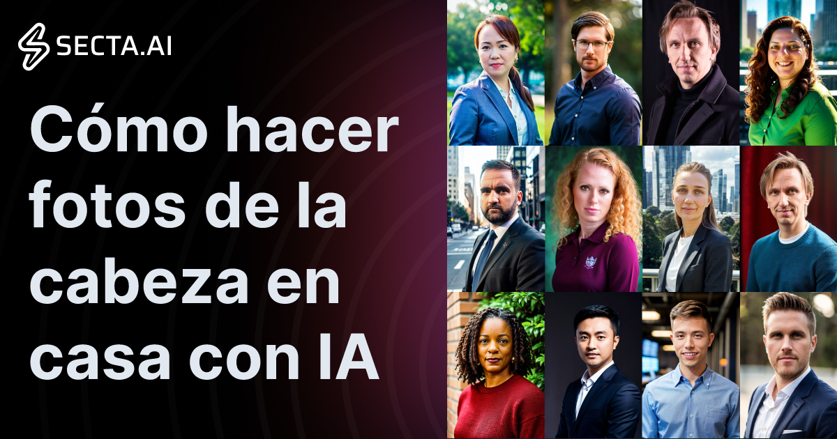 Cómo hacer fotos de la cabeza en casa con IA