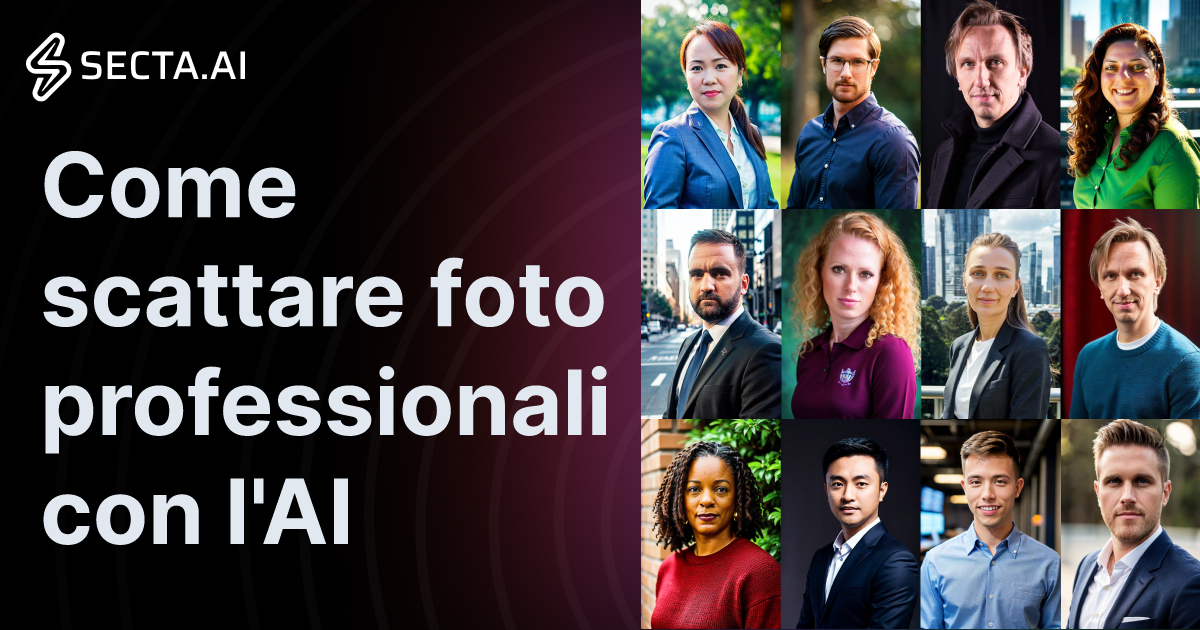 Come scattare foto professionali con l'AI