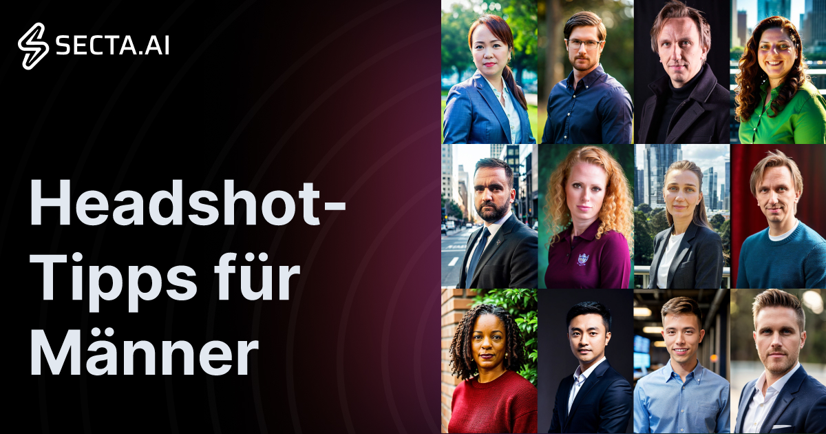 Headshot-Tipps für Männer