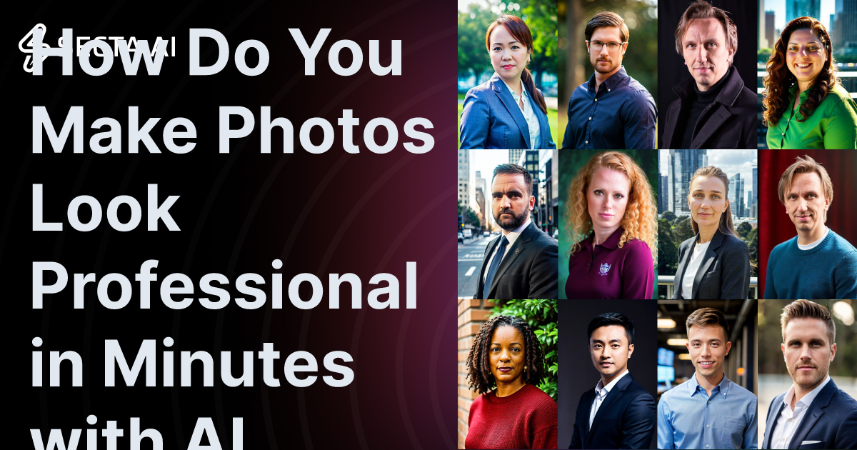 How Do You Make Photos Look Professional in Minutes with AI