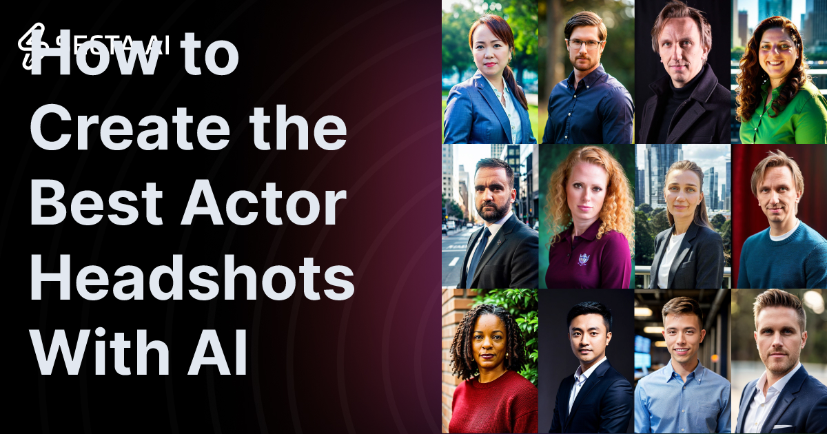 How to Create the Best Actor Headshots With AI