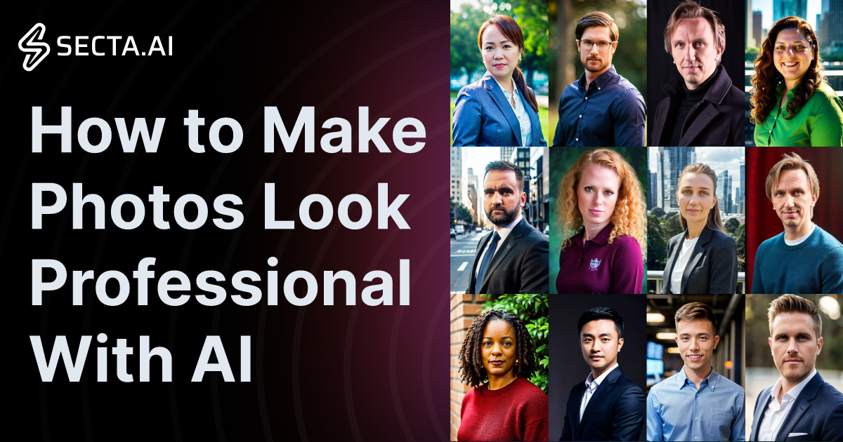 How to Make Photos Look Professional With AI