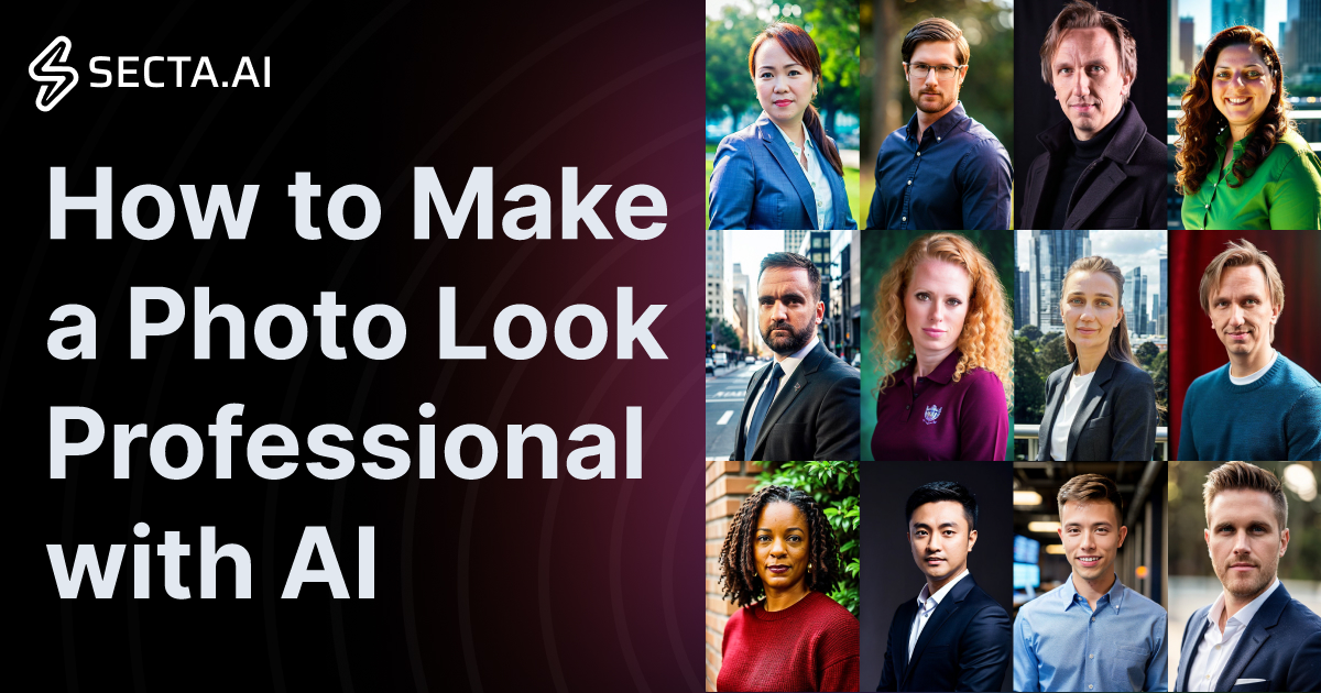 How to Make a Photo Look Professional with AI