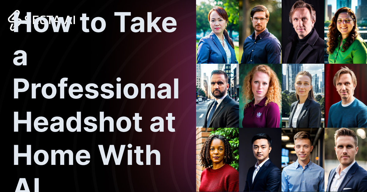 How to Take a Professional Headshot at Home With AI
