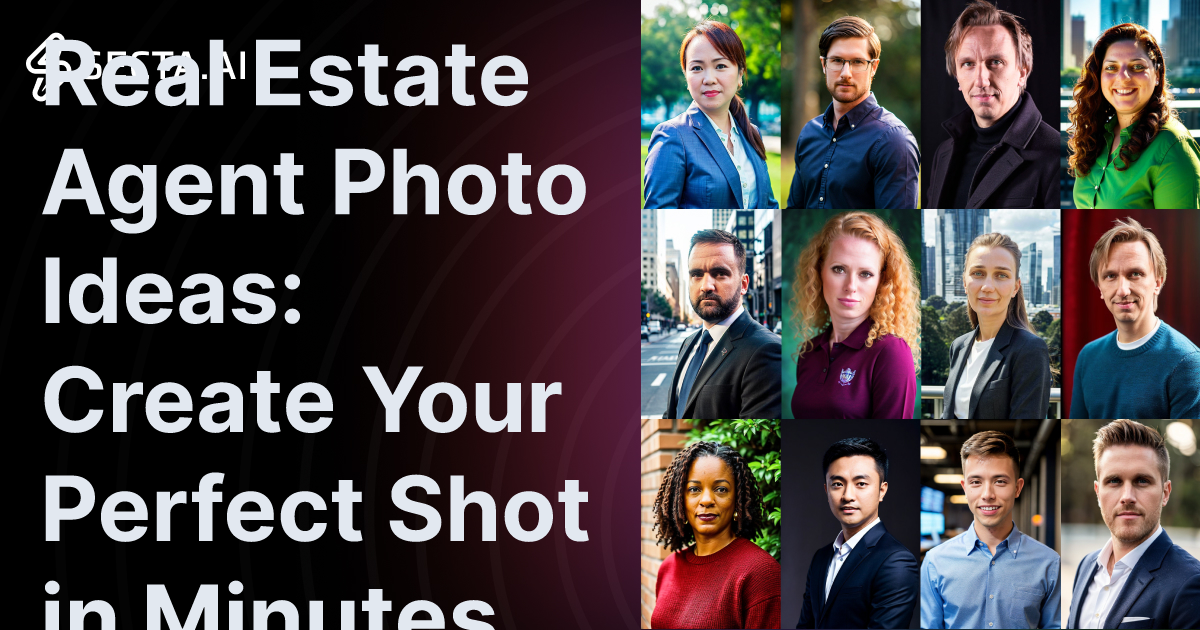 Real Estate Agent Photo Ideas: Create Your Perfect Shot in Minutes with AI