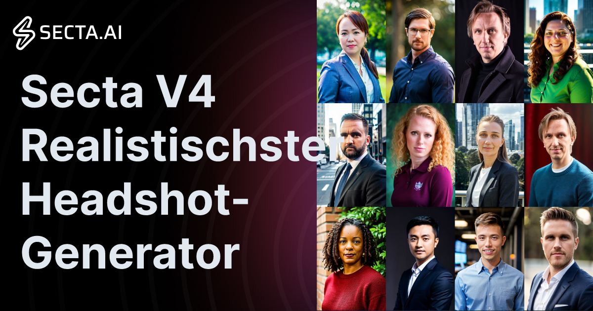 Secta V4 Realistischster Headshot-Generator