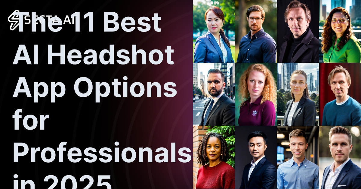 The 11 Best AI Headshot App Options for Professionals in 2025