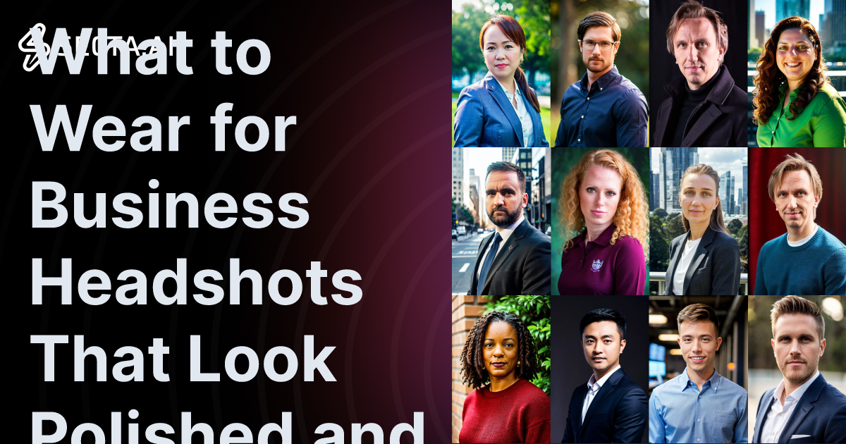 What to Wear for Business Headshots That Look Polished and Professional